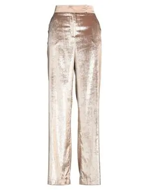 Peserico Straight-leg Pants With Velvet And Metallic Detailing