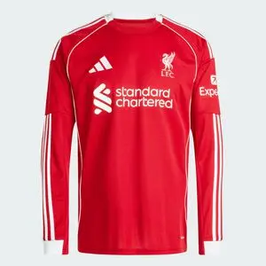 Adidas Liverpool Fc 25/26 Home Longsleeve Jersey