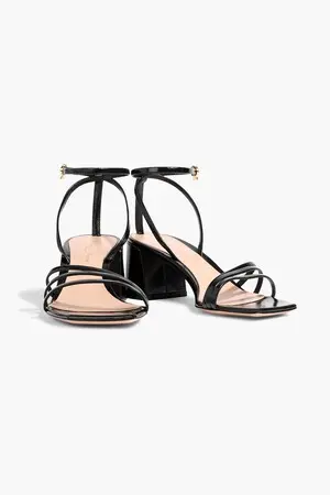 GIANVITO ROSSI Brielle Patent-leather Sandals