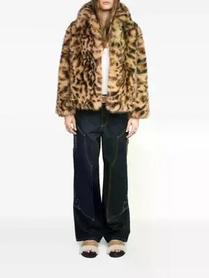Zadig&Voltaire Leopard-print Faux-fur Coat