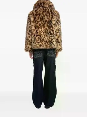 Zadig&Voltaire Leopard-print Faux-fur Coat