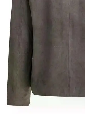 Max Mara Button-fastening Suede Jacket