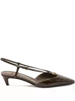 Fendi 40mm Ffold Heeled Pumps