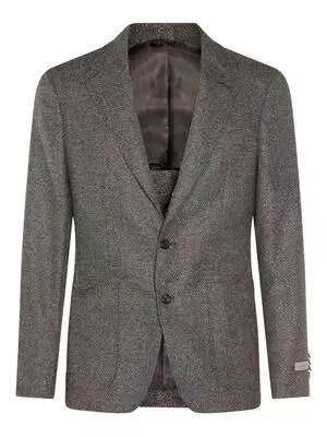 Canali Single-breasted Blazer - Grey
