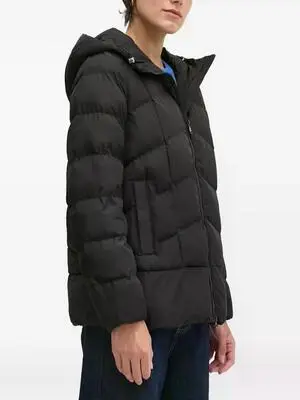 Geox Hooded Chevron-quilted Puffer Jacket