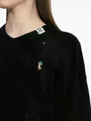Mihara Yasuhiro Frayed V-neck Sweater