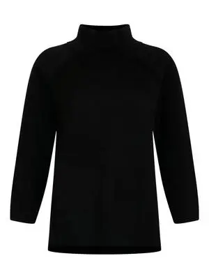 GRAN SASSO High-neck Side-split Sweater