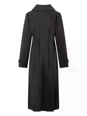 ELENA VELEZ Pleated Button-fastening Coat