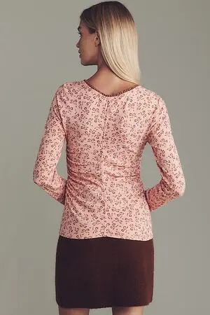 Maeve Lace V-neck Top