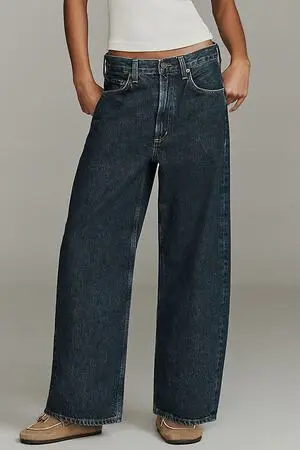 AGOLDE Low-curve High-rise Tapered Jeans