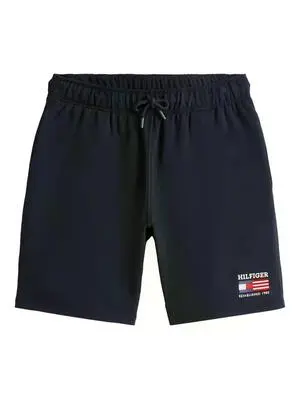Tommy Hilfiger Logo-embroidered Drawstring Shorts