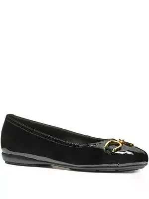 Geox Buckle Detail Ballerina Flats