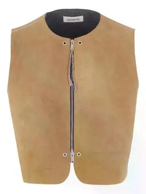 DIOMENE Suede Zip Vest