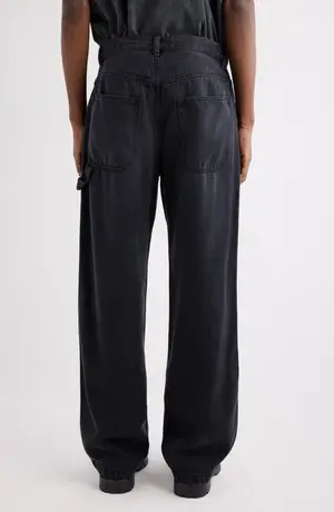 Isabel Marant Lyocell & Cotton Twill Carpenter Pants