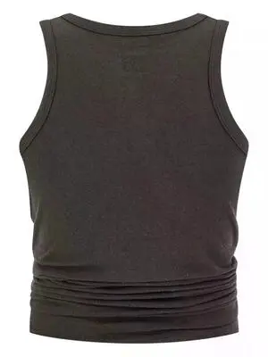 Magda Butrym Knot-detail Raw-texture Tank Top