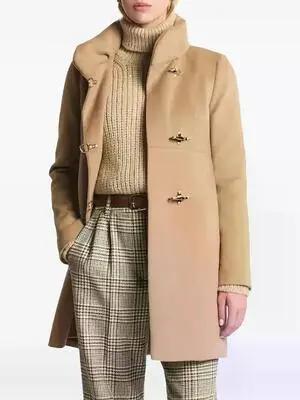 FAY Toggle-fastening Coat - Neutrals