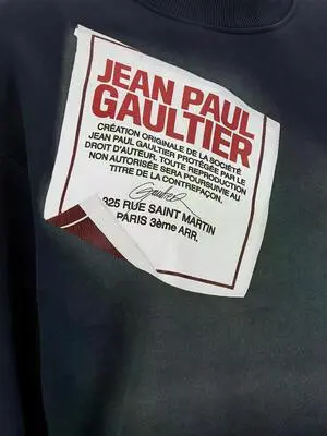 JEAN PAUL GAULTIER Label-print Cotton Sweatshirt