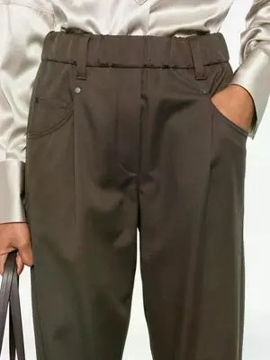 Brunello Cucinelli Pleated Front Trousers - Brown