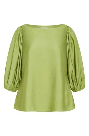 City Chic Emmy Puff Sleeve Top