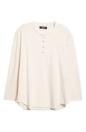 UNDERCOVERISM Eye Button Henley - Cream