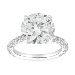 LUVMYJEWELRY Lyanna 14k Gold Lab Grown Diamond Engagement Ring - 14k White Gold