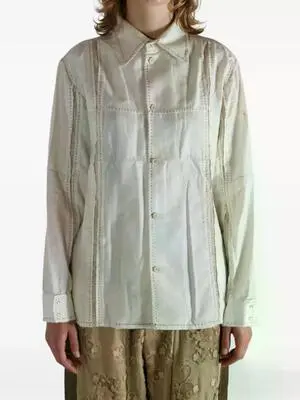 COMMUNS Paneled Seam-detail Shirt