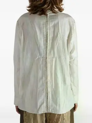 COMMUNS Paneled Seam-detail Shirt