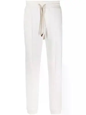 Brunello Cucinelli Drawstring Cotton Track Pants