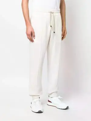 Brunello Cucinelli Drawstring Cotton Track Pants