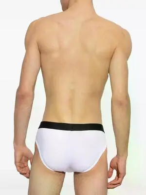 Dsquared2 Logo-waistband Briefs - White