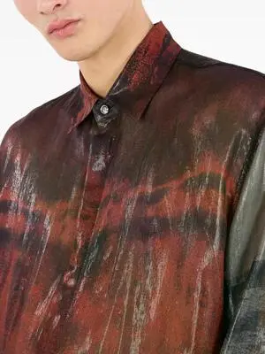 Roberto Cavalli Garment-dyed Effect Shirt