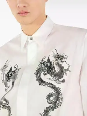 Roberto Cavalli Dragon-print Shirt