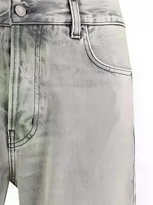 HAIKURE Acid Wash Five-pocket Jeans