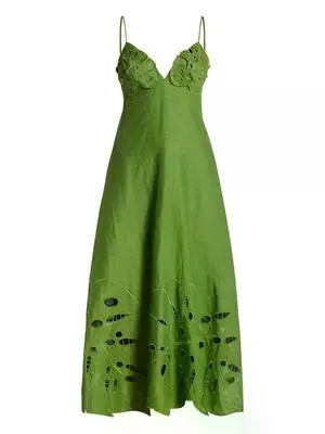 Green Midi Day Dresses