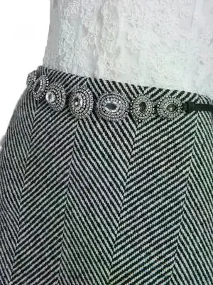 Ermanno Scervino Herringbone-pattern Mini Skirt