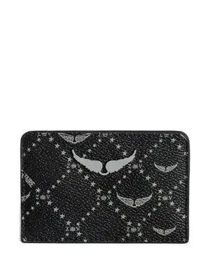 Zadig&Voltaire Pass Monogram Cardholder - Blue