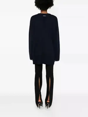 Pinko Button-up Cardigan With Patch Pockets - Blue
