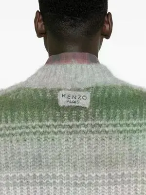 Kenzo Striped V-neck Sweater