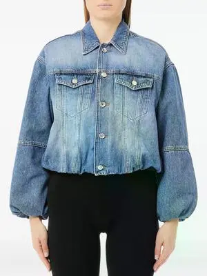 Liu Jo Balloon-sleeve Denim Jacket - Blue