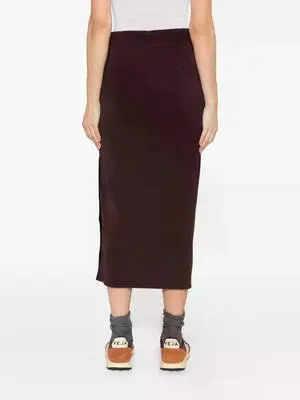 Pinko Side-stripe Midi Skirt