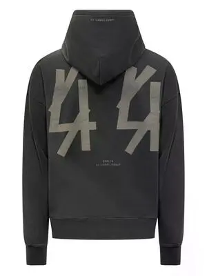 44 LABEL GROUP Logo-print Hoodie - Black