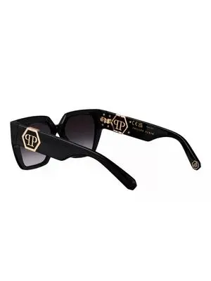 Philipp Plein Logo-detail Sunglasses - Black