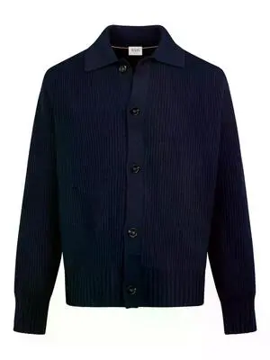 TOD'S Ribbed Polo-collar Cardigan