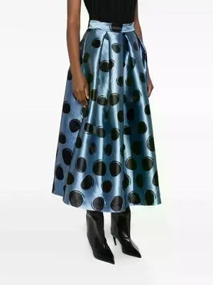 LUNATICA MILANO Pleated Maxi Skirt