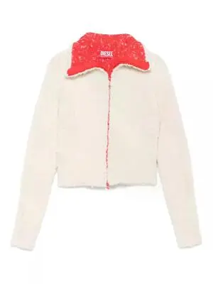 Diesel Zip-front Cardigan - White