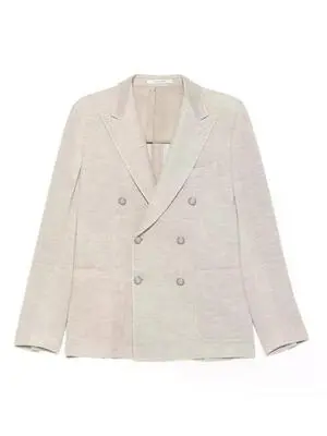 Tagliatore Double-breasted Jacket With Patch Pockets
