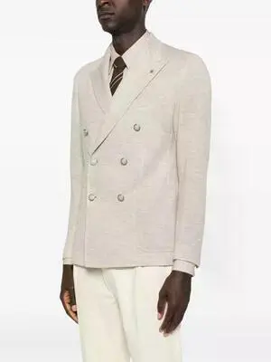 Tagliatore Double-breasted Jacket With Patch Pockets