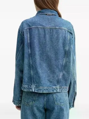 WON HUNDRED Kirsten Asymmetrical Denim Jacket