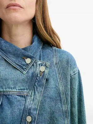 WON HUNDRED Kirsten Asymmetrical Denim Jacket