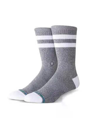 Stance Stripe-detail Crew Socks - Grey